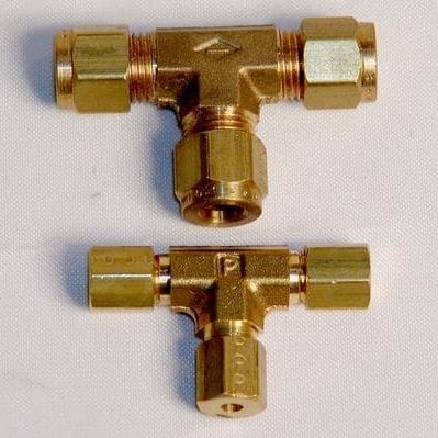 Union Tee Brass Compression - Wicks Aircraft Supply Company
