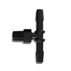 Thread-Barb Tee Fitting