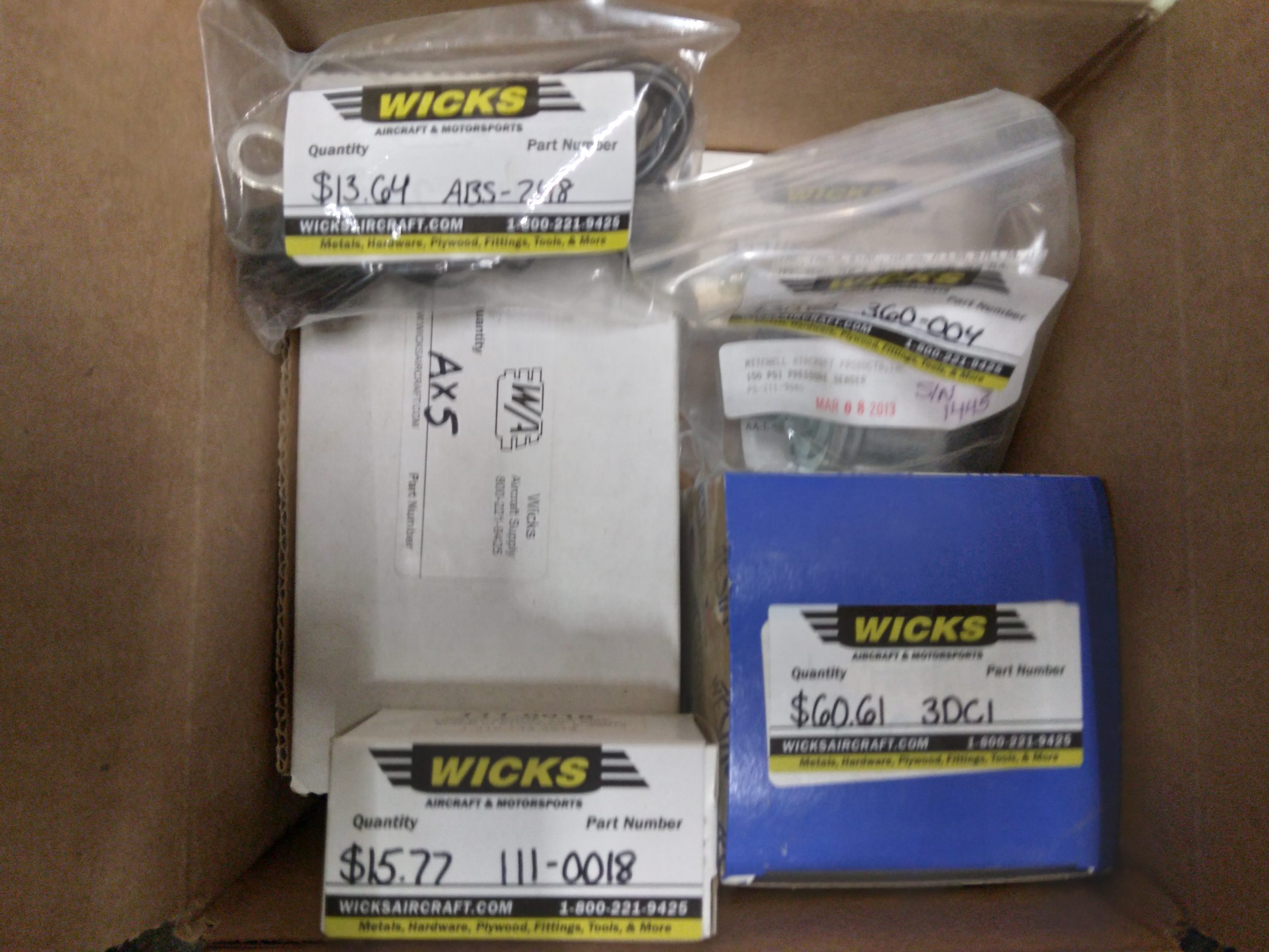 ? Mystery Boxes - Wicks Aircraft Parts