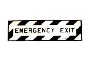 Emergency Exit Placard